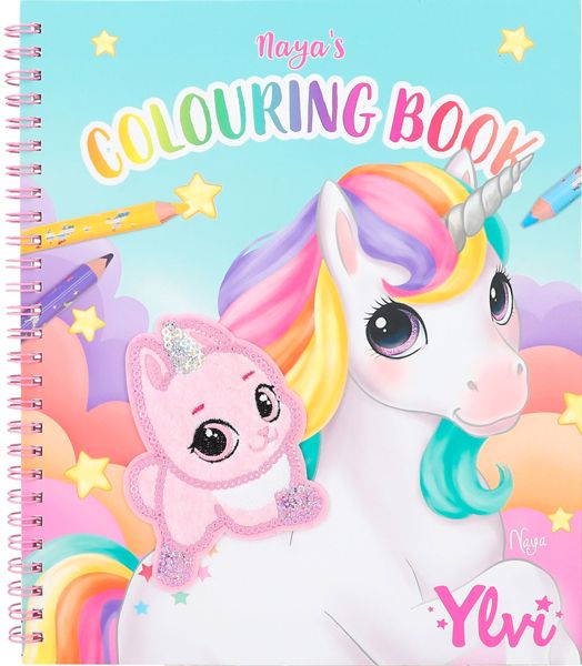 Книжка за оцветяване с пайети Depesche Top Model Ylvi - Книжарница Orange