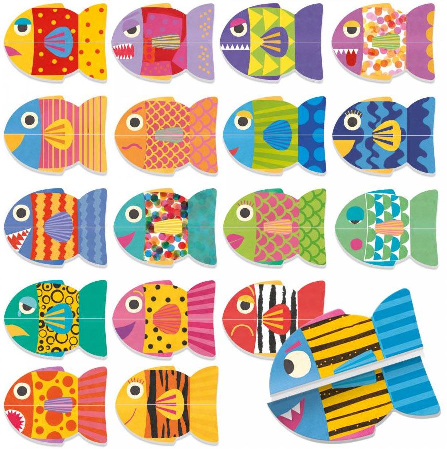 Образователен пъзел Headu EcoPlay - Моята първа игра на памет - Книжарница Orange