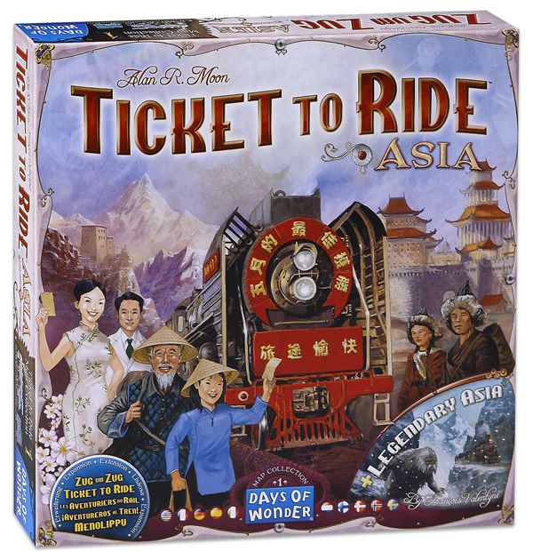 Разширение за настолна игра Ticket to Ride: Asia - Книжарница Orange