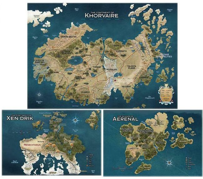 Допълнение към ролева игра Dungeons & Dragons - Map Set: Eberron ...