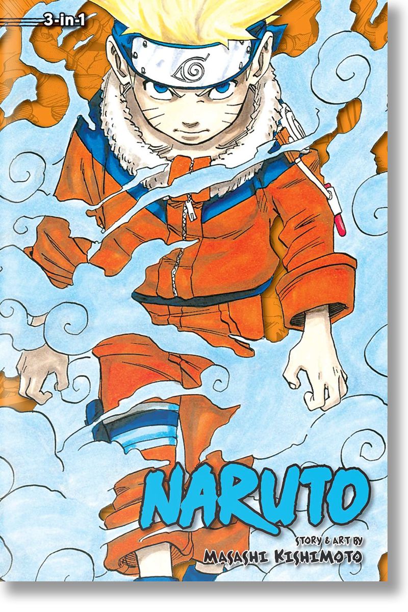Naruto 3-in-1 ed. Vol.1 (1-2-3), Масаши Кишимото, Viz Media, 2011, Мека ...