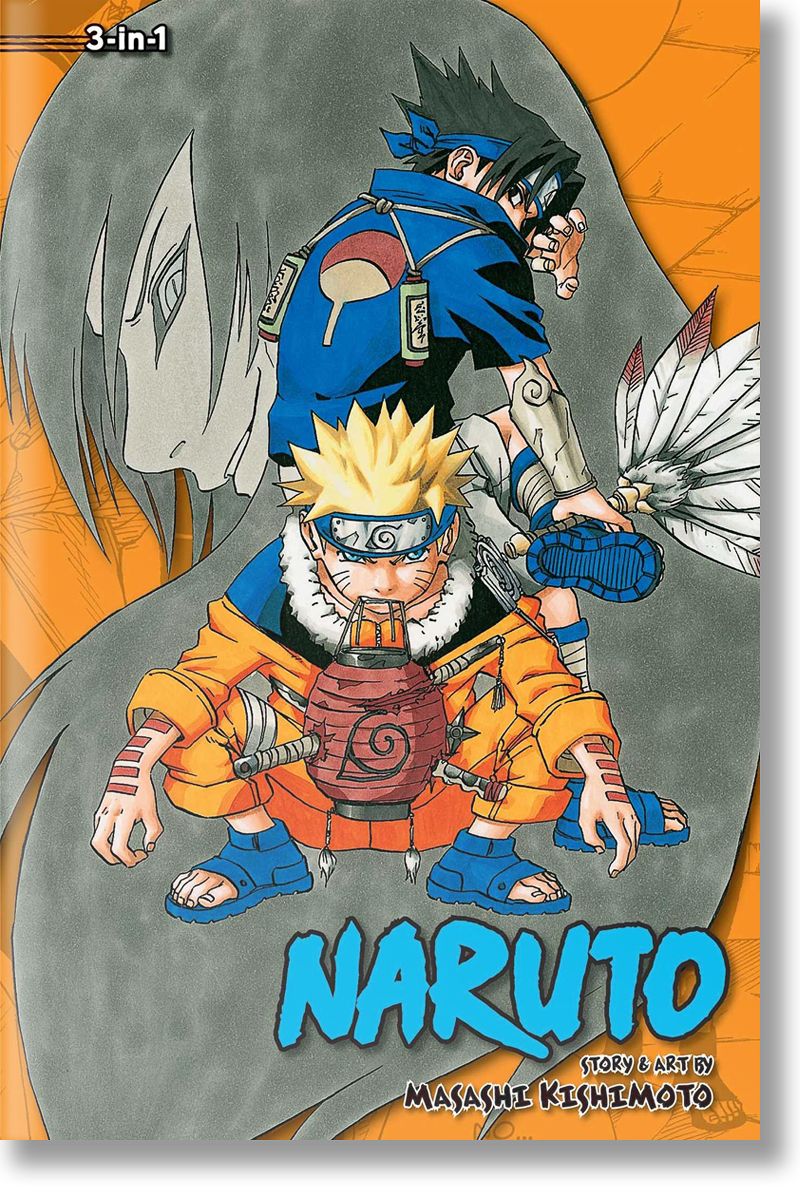 Naruto 3-in-1 ed. Vol.3 (7-8-9), Масаши Кишимото, Viz Media, 2011, Мека ...