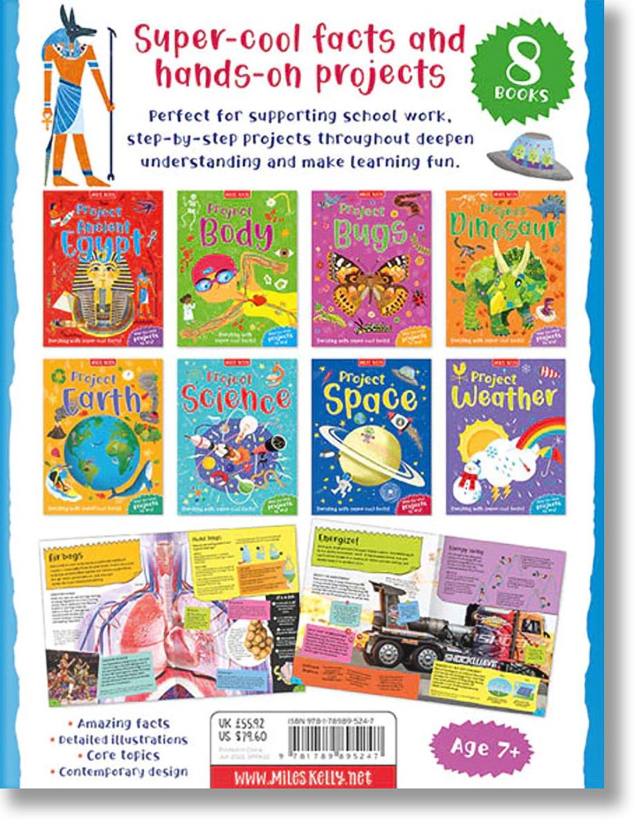 Cool Facts and Projects Slipcase 8-pack, Камила де ла Бедойер, Miles ...