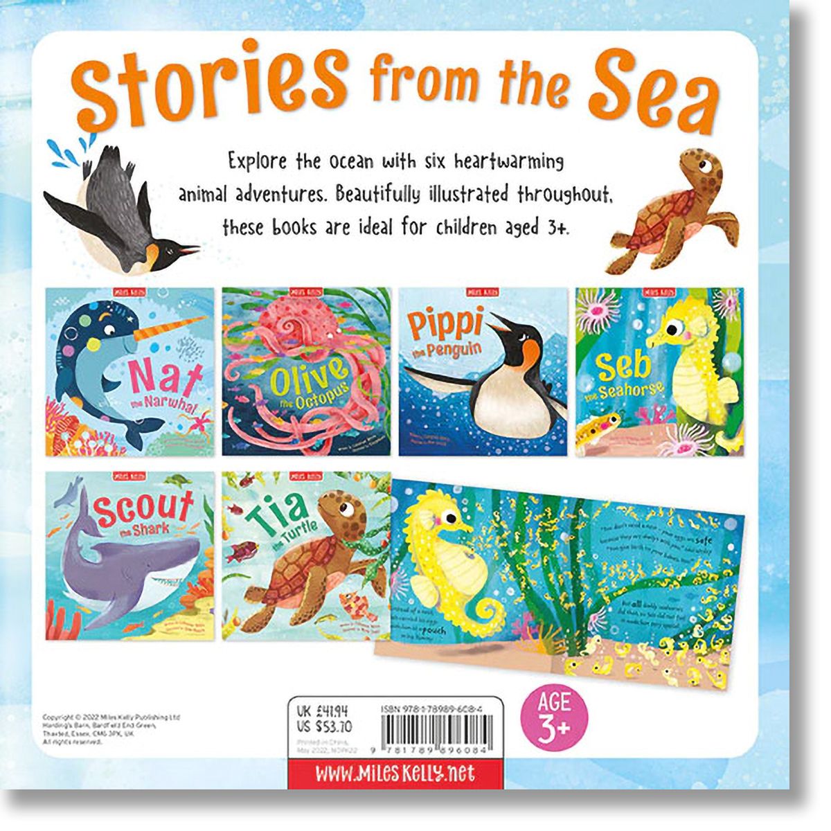 Sea Stories 6-pack, Catherine Veitch, Miles Kelly Publishing, 2022 ...