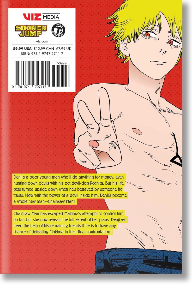 Chainsaw Man, Vol. 11, Tatsuki Fujimoto, Viz Media, 2022, Мека - Книжарница Orange