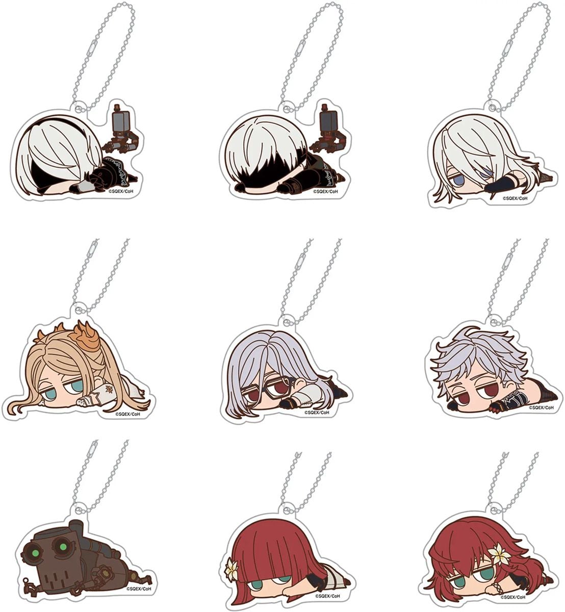 Акрилен ключодържател NieR: Automata Collection, асортимент ...