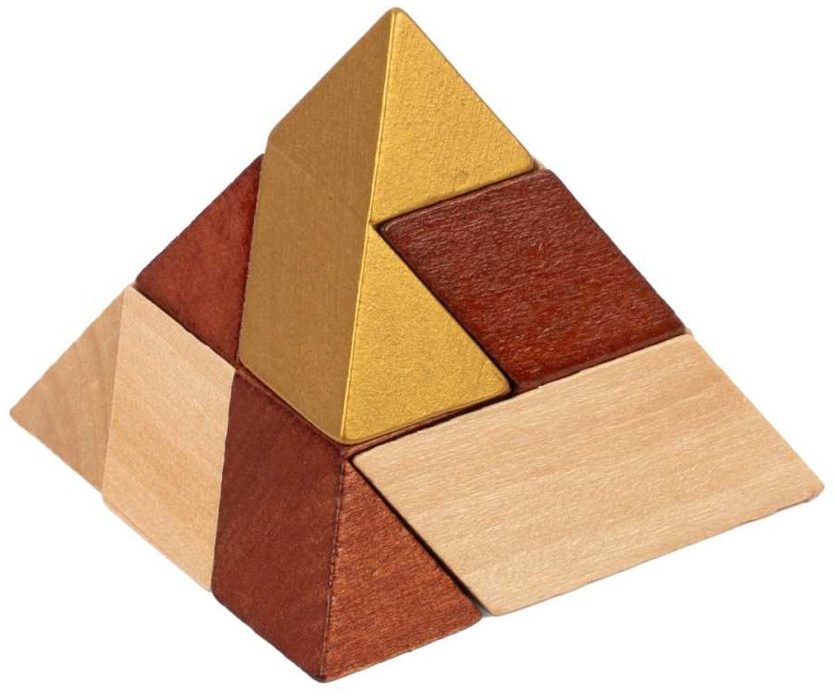 Дървен 3D пъзел Professor Puzzle, Пирамидите в Гиза - Книжарница Orange
