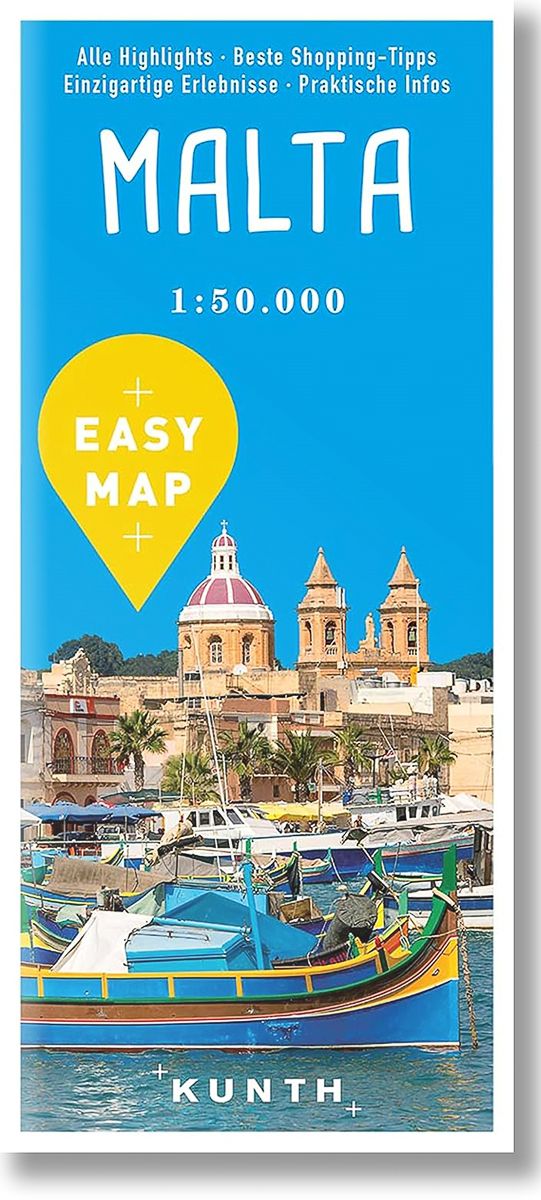 Easy Map Malta, Kunth Verlag, Kunth GmbH & Co., 2017, Мека - Книжарница ...