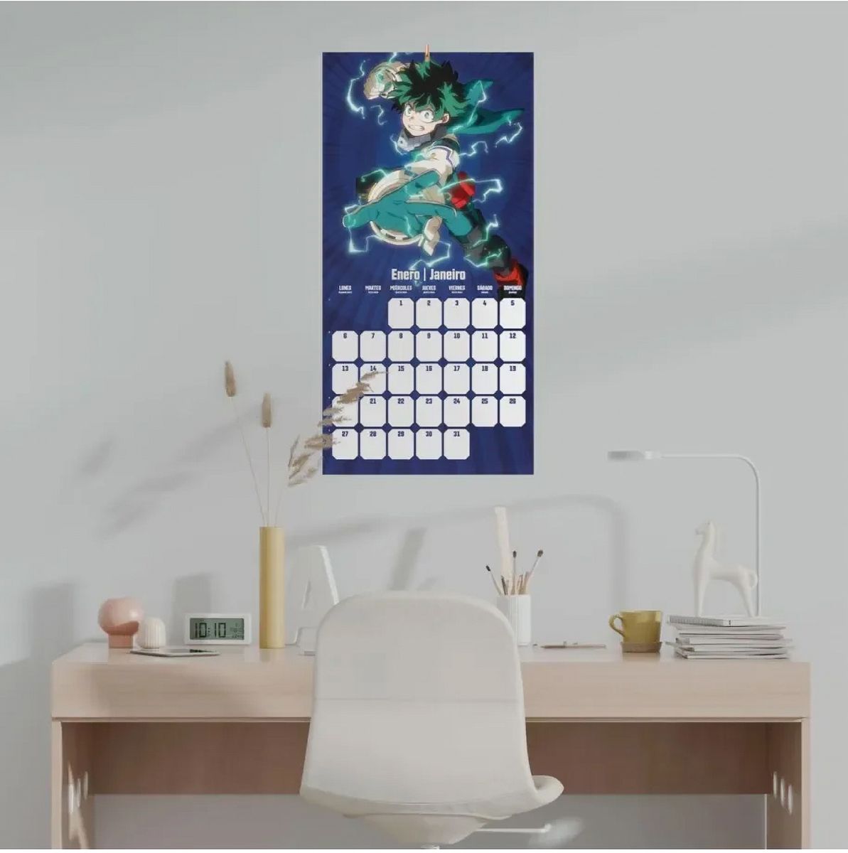 Календар Grupo Erik - My Hero Academia, 2025 година - Книжарница Orange