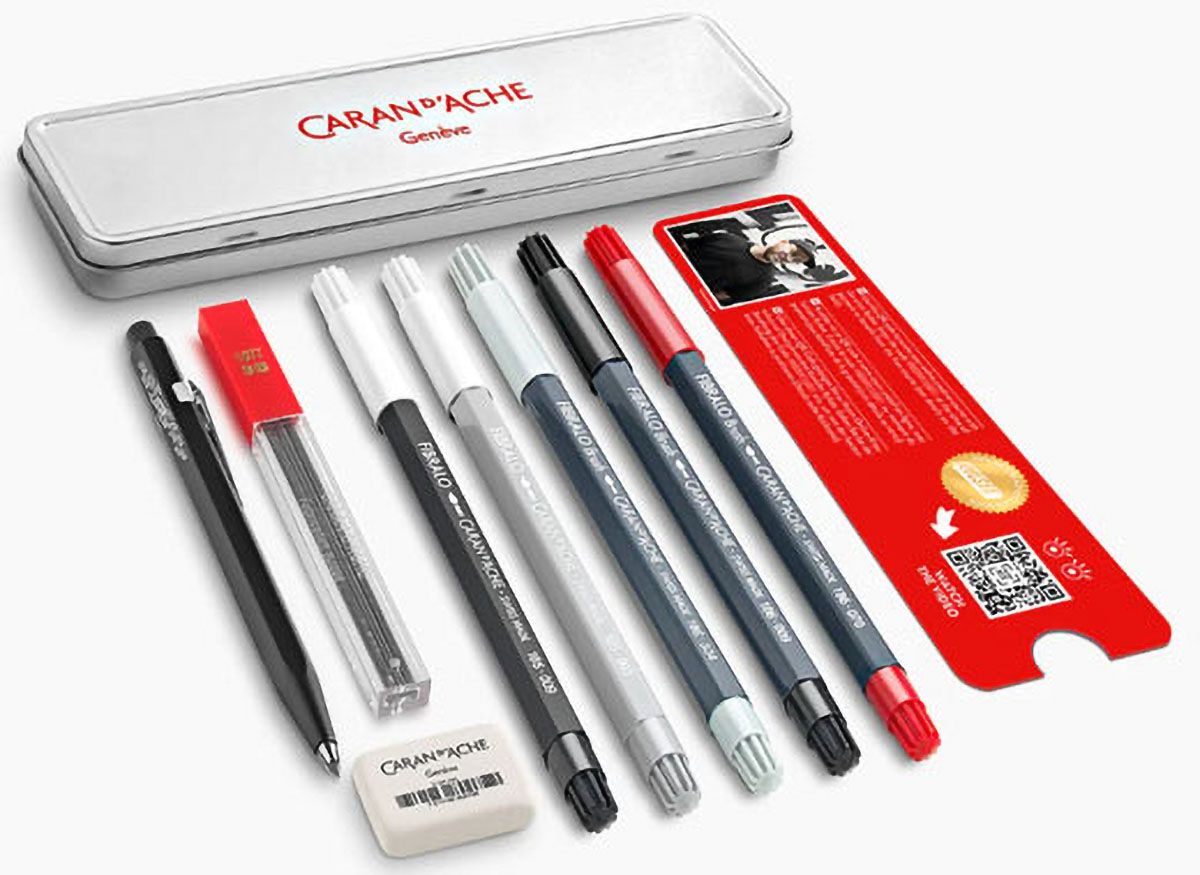Комплект Caran D'Ache - Rylsee, Creative nomad - Книжарница Orange