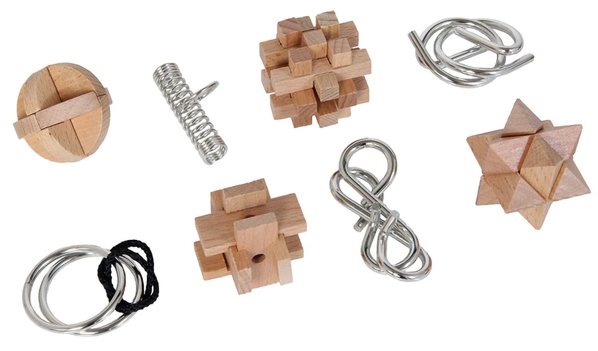 Комплект Eureka Brain Busters 3D пъзели - 8 броя - Книжарница Orange