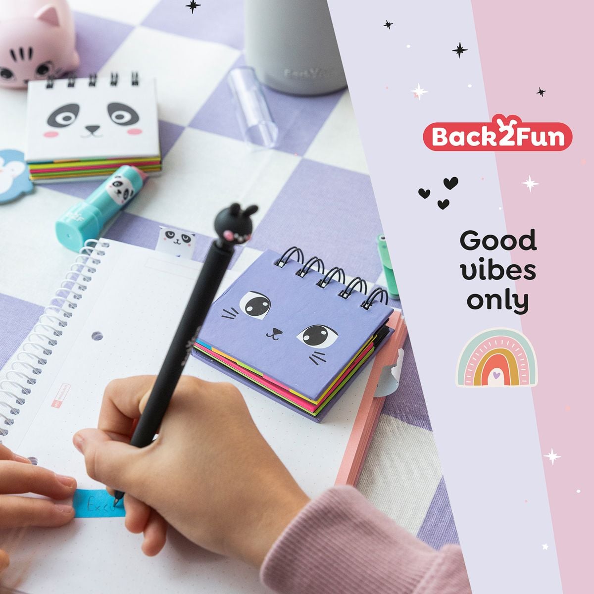 Лепящи листчета Miquelrius Back2Fun, асортимент, Твърда - Книжарница Orange