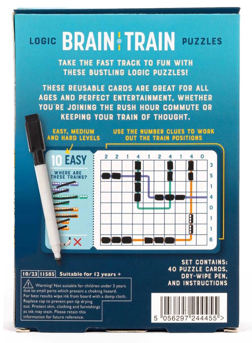 Логическа игра Professor Puzzle: Brain train - Книжарница Orange