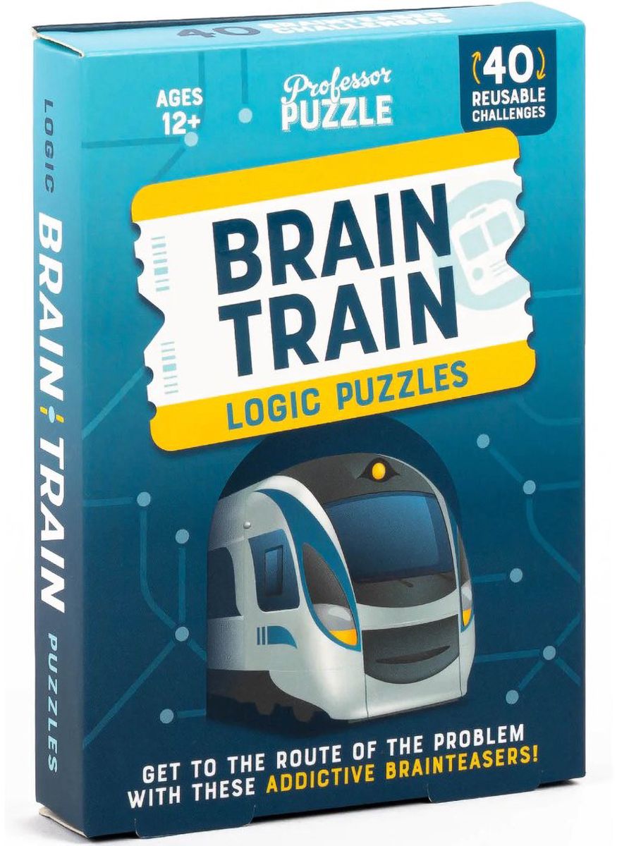 Логическа игра Professor Puzzle: Brain train - Книжарница Orange