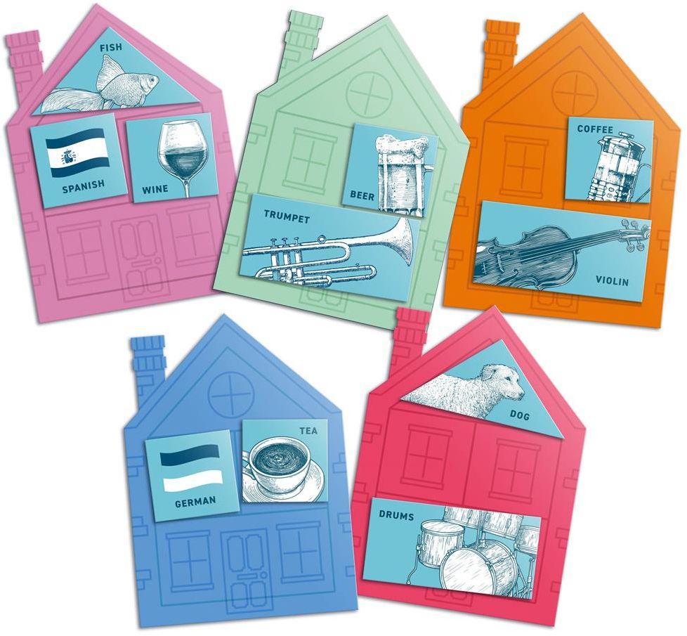 Логическа игра Professor Puzzle: Einstein's House Riddle - Книжарница ...