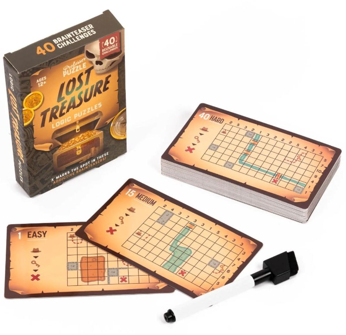 Логическа игра Professor Puzzle: Lost Treasure - Книжарница Orange