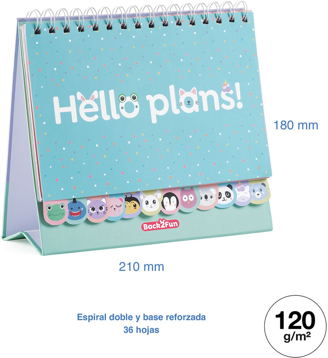 Настолен седмичен планер Miquelrius Back2Fun - Книжарница Orange