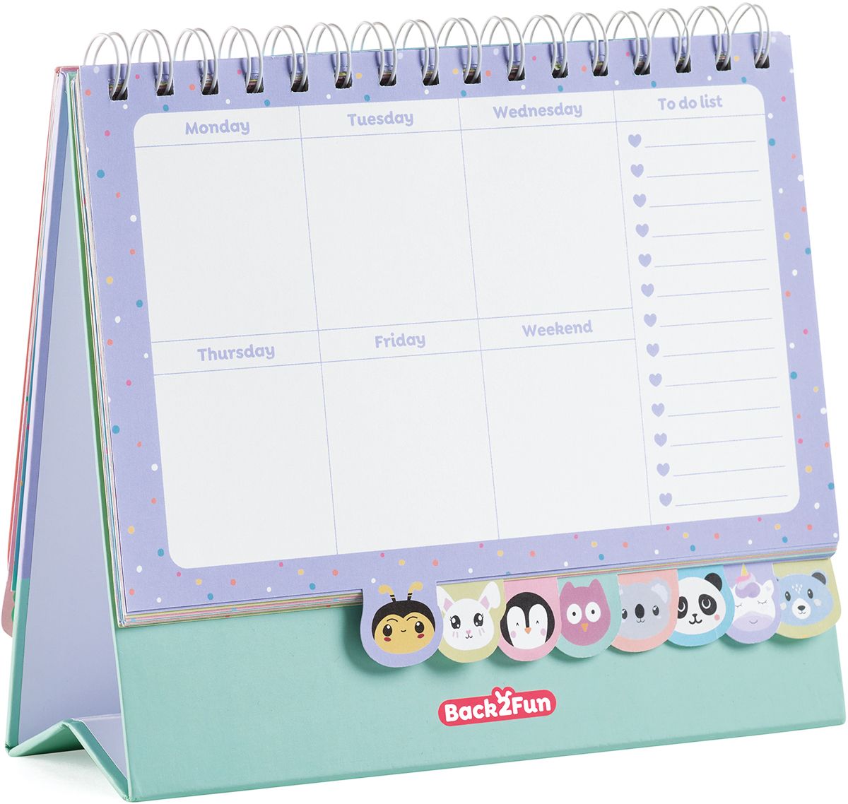 Настолен седмичен планер Miquelrius Back2Fun - Книжарница Orange