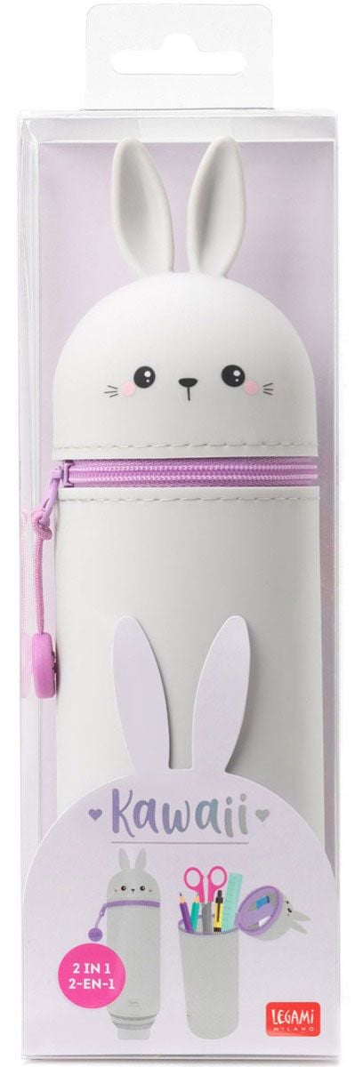 2-в-1 силиконов несесер Legami Kawaii - Bunny - Книжарница Orange