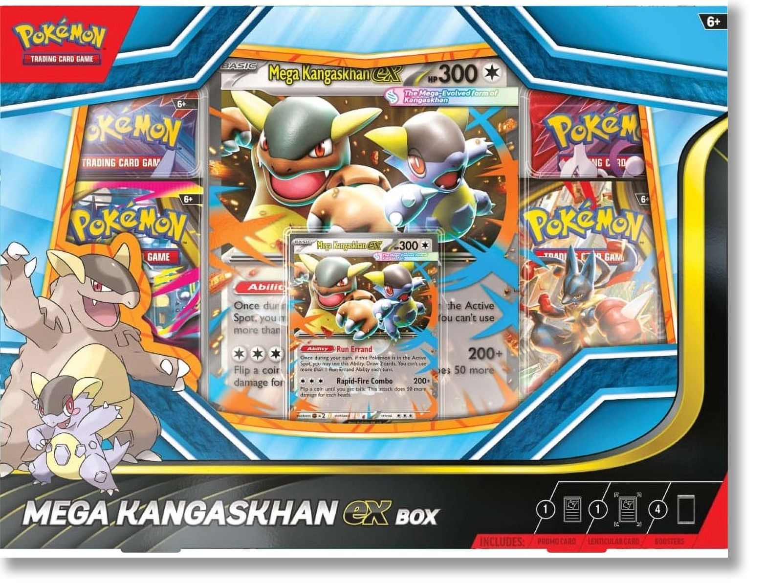 Pokemon TCG: November 2025 - Mega Kangaskhan ex Box, 2025 - Книжарница ...