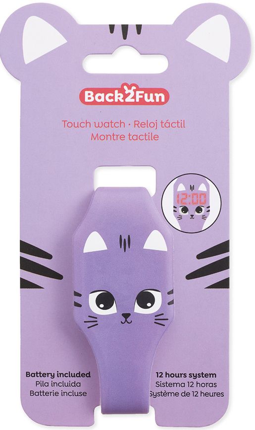 Силиконов часовник Miquelrius Back2Fun - Коте - Книжарница Orange