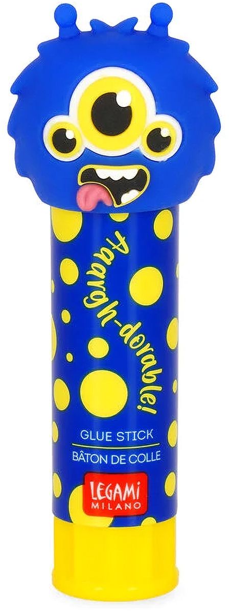 Сухо стик лепило Legami - Feelin' Glued - Monster - Книжарница Orange