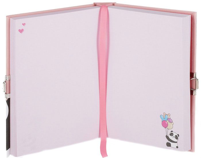 Таен дневник с ключ Legami - Panda, Твърда - Книжарница Orange