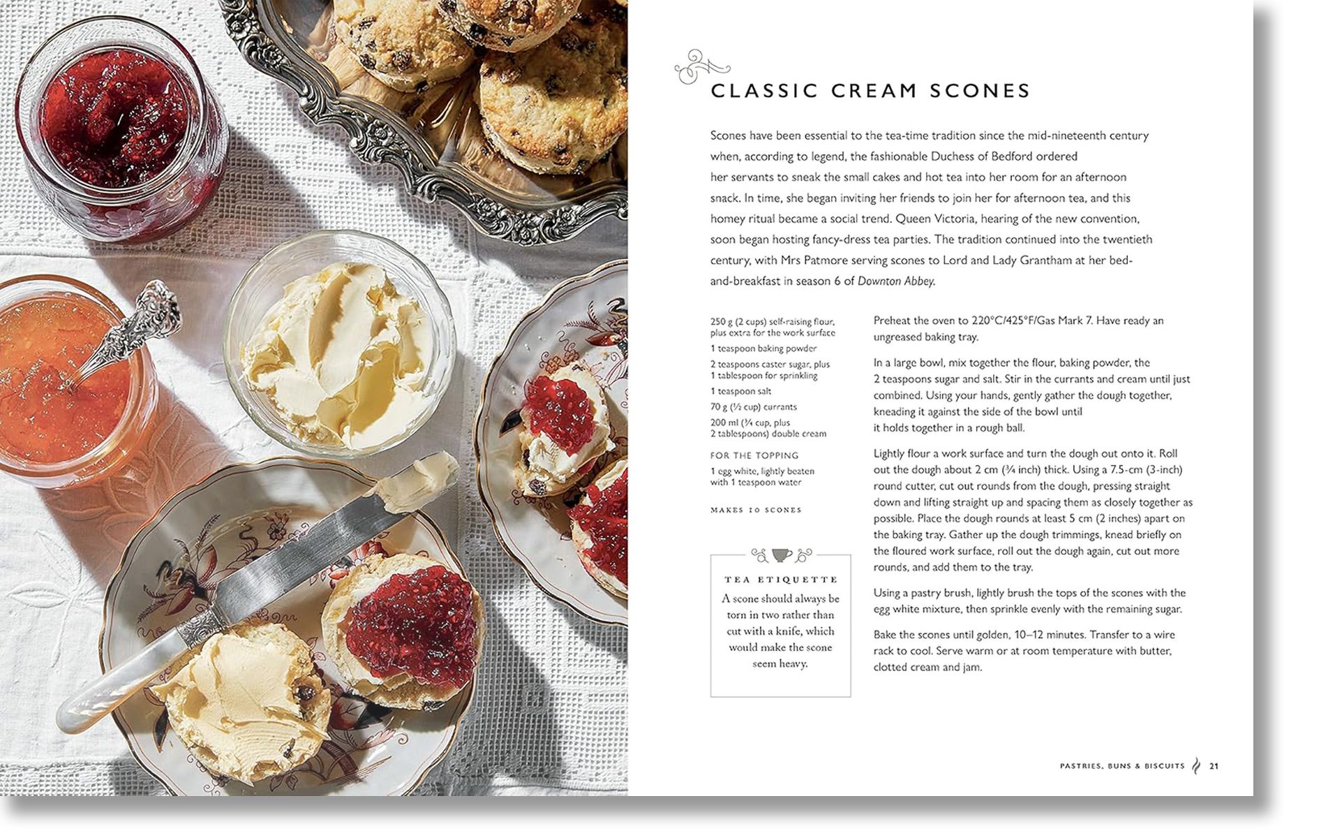 The Official Downton Abbey Afternoon Tea Cookbook, Gareth Neame, Quarto ...