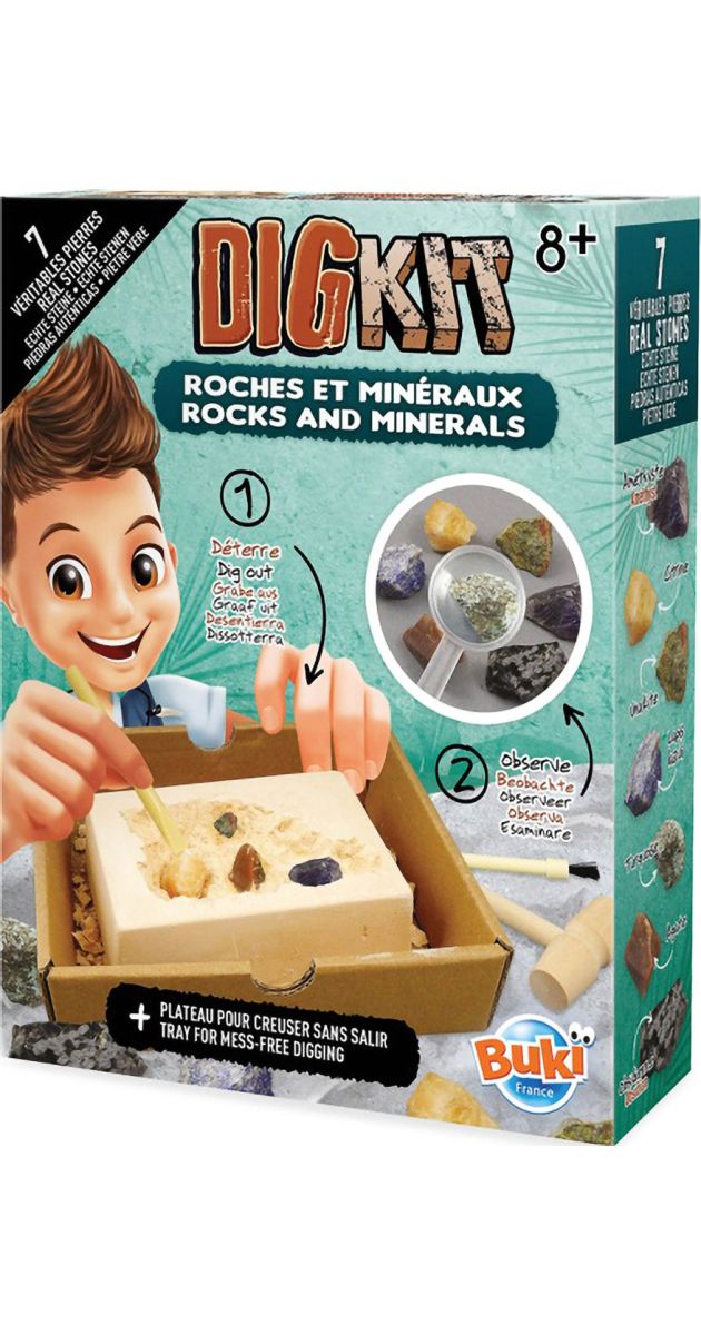 Изследователски комплект Buki Nature: Скали и минерали - Книжарница Orange
