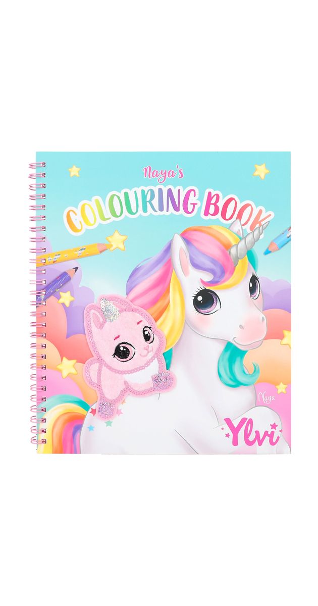 Книжка за оцветяване с пайети Depesche Top Model Ylvi - Книжарница Orange