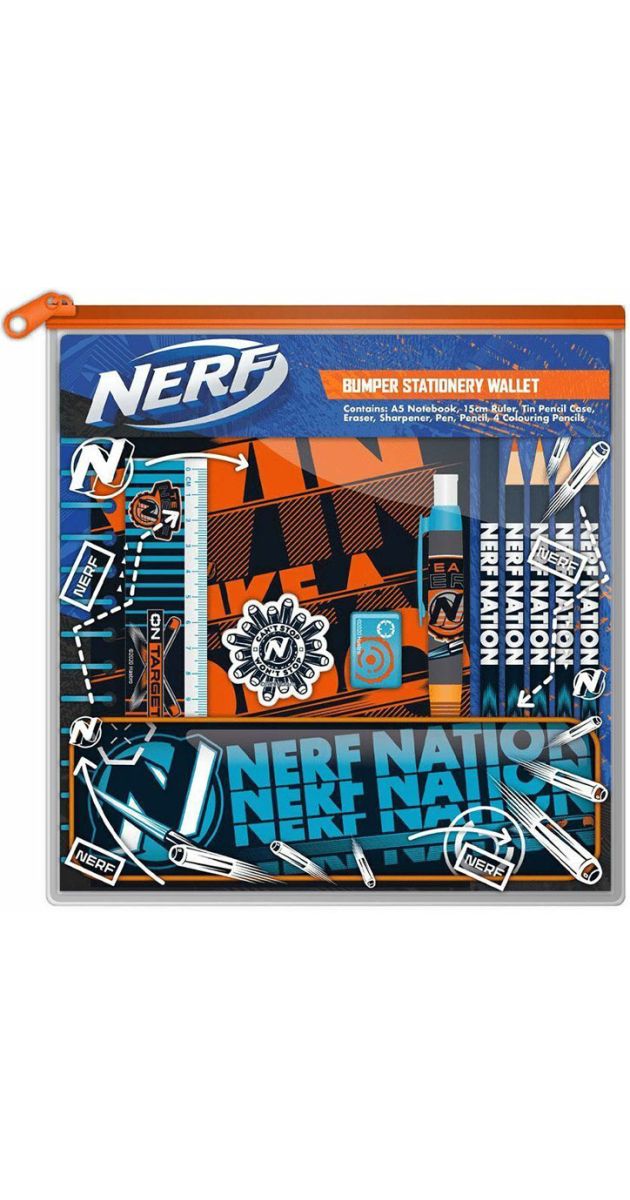 Канцеларски сет Nerf Nation - Книжарница Orange