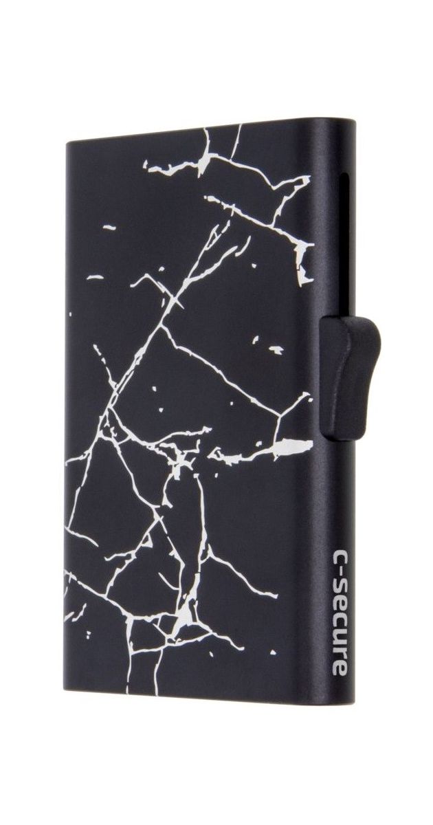 Портфейл за карти C-secure, черен мрамор - Книжарница Orange