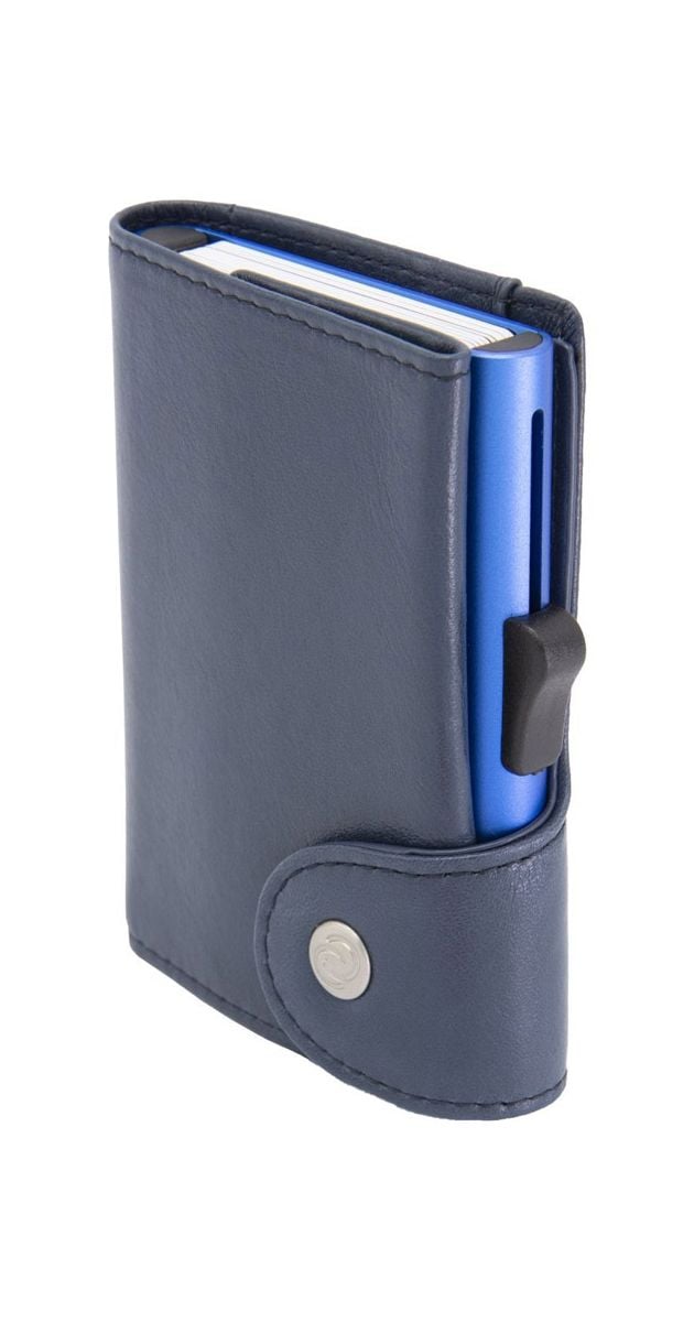 Портфейл за карти и монети C-secure XL Cobalt - Книжарница Orange
