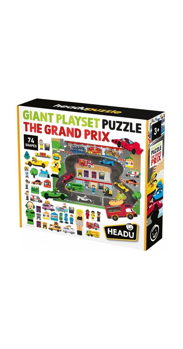 Гигантски пъзел Headu - The Gran Prix - Книжарница Orange