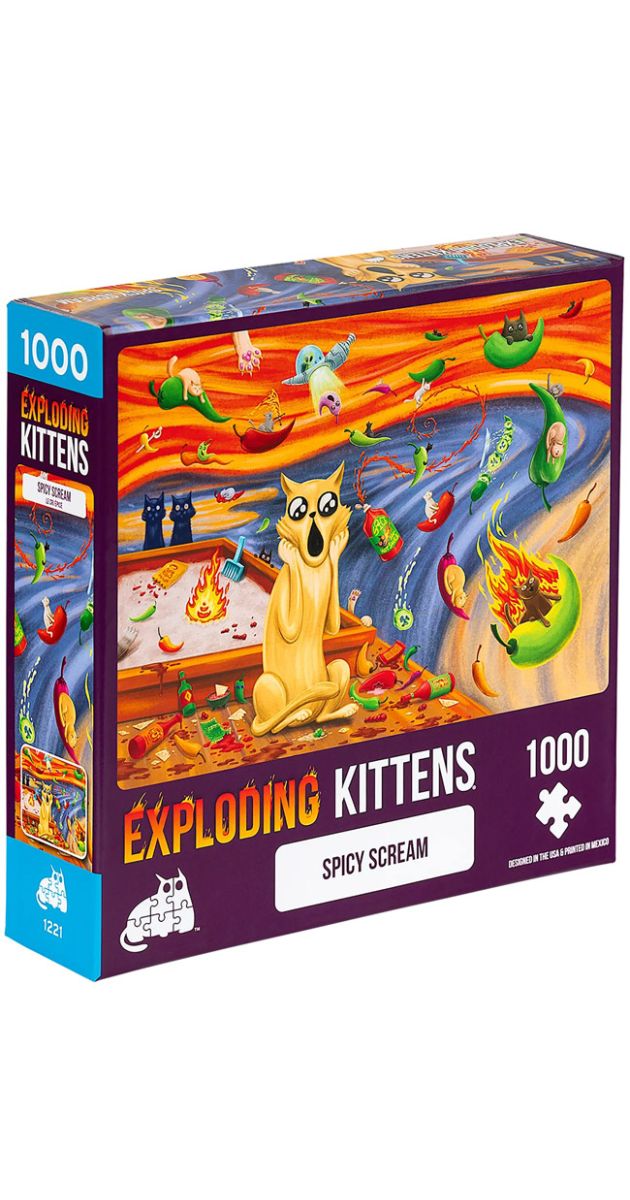 Пъзел Експлодиращи Котета - Spicy Scream, 1000 части - Книжарница Orange