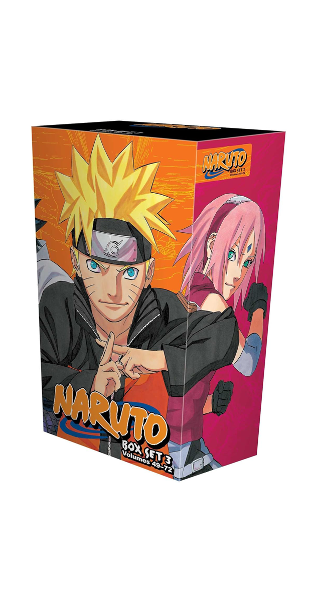 Naruto Box Set 3: Vol. 49-72, Masashi Kishimoto, Viz Media, 2016, Мека ...