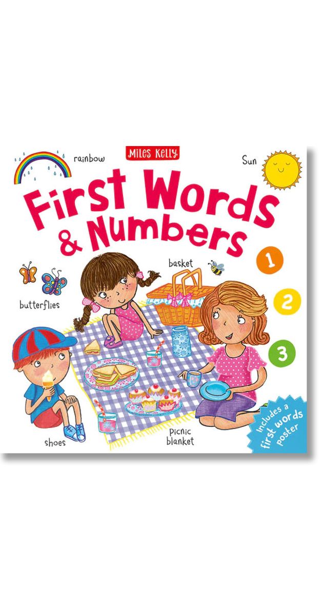 First Words & Numbers, Sarah Carpenter, Miles Kelly Publishing, 2022 ...