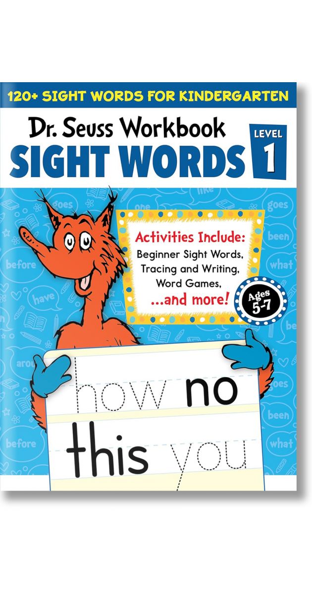 Dr. Seuss Workbook: Sight Words, Level 1, Dr. Seuss, Penguin Books Ltd ...