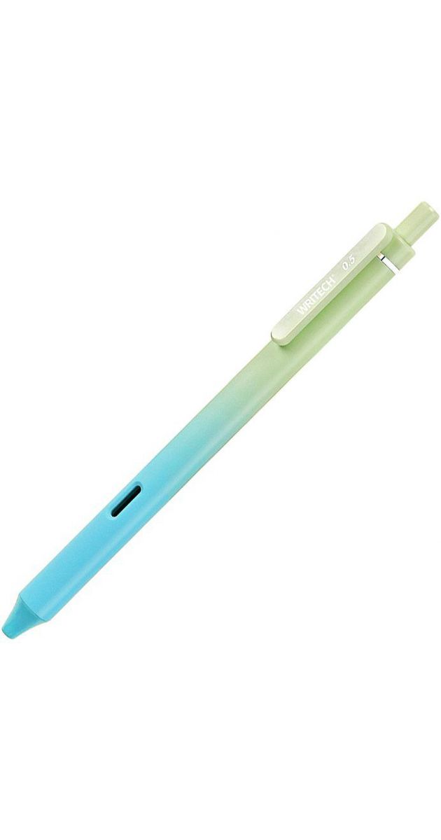 Гел химикалка Writech Ombre Gradient Green & Blue - Книжарница Orange