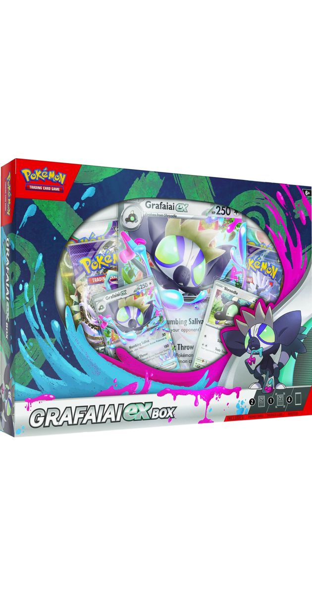 Pokemon TCG: Grafaiai Ex Box - Книжарница Orange