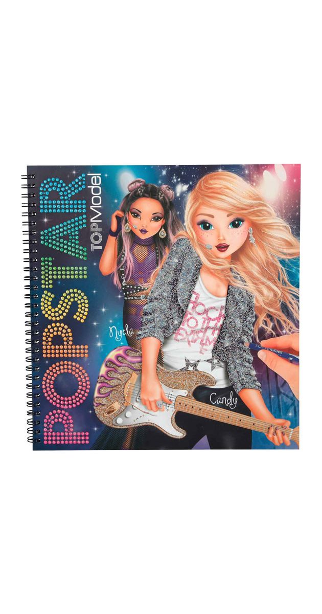 Книжка за оцветяване Top Model - Pop Star - Книжарница Orange