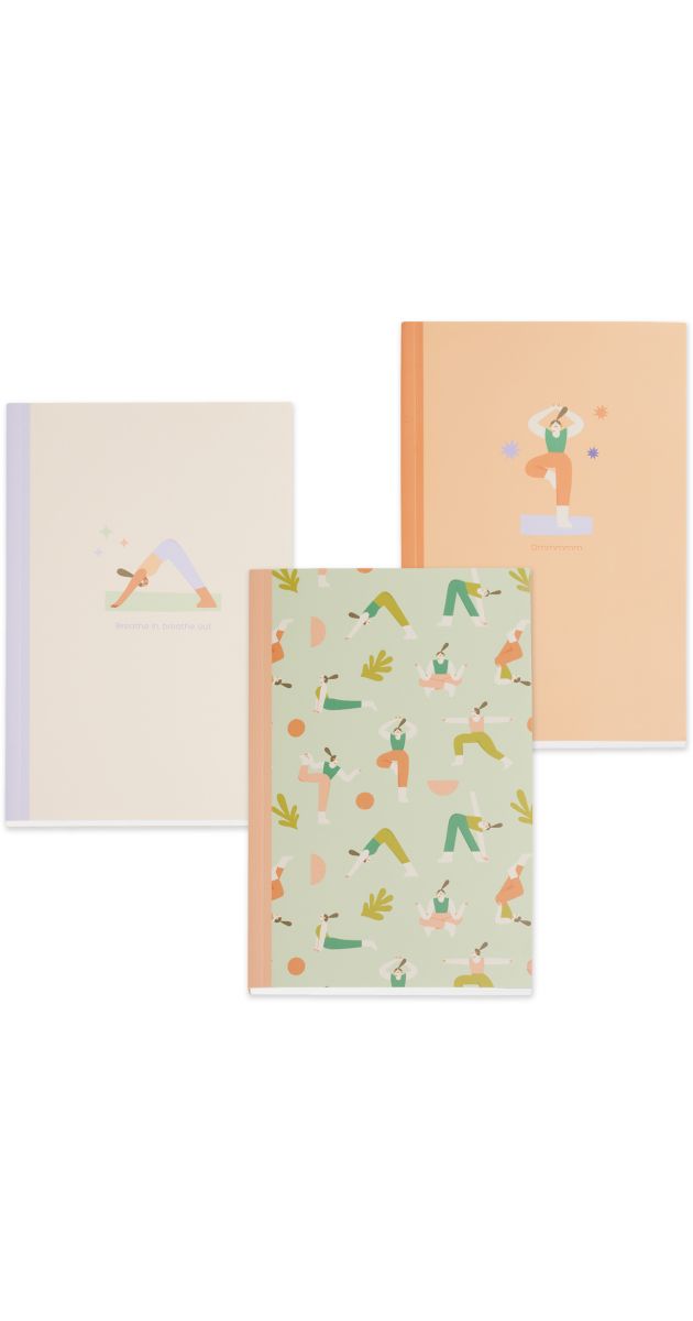 Комплект тефтери Miquelrius Inhale Exhale, 3 бр., Твърда - Книжарница ...