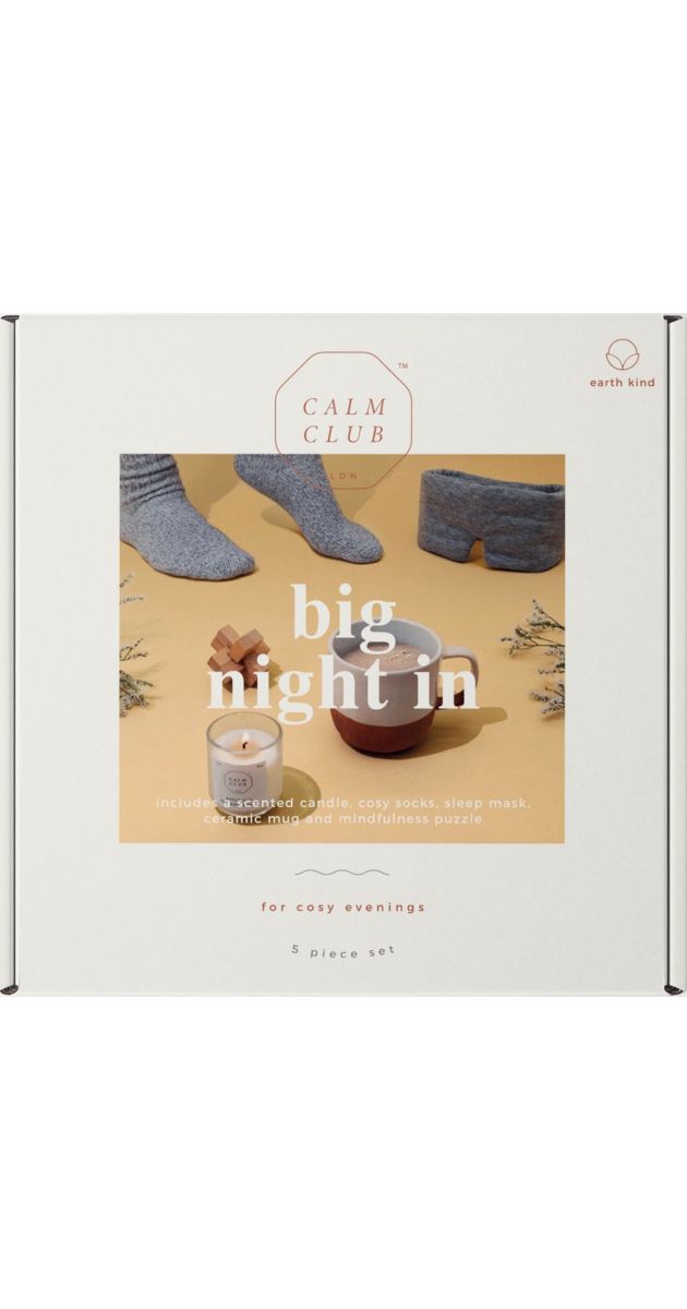 Комплект за релакс Calm Club Big Night - Книжарница Orange