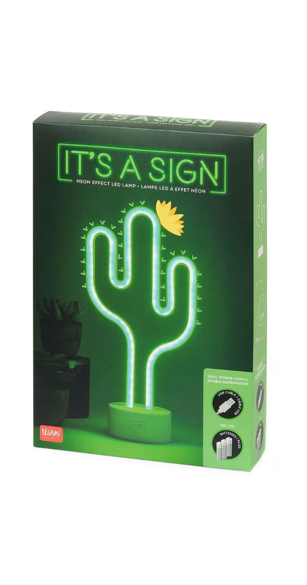 Лампа Legami - It's a Sign, Cactus - Книжарница Orange