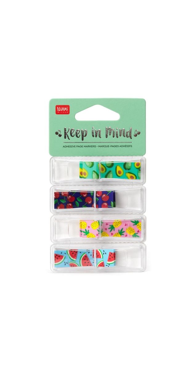 Самозалепващи индекси Legami Keep in Mind Fruits - Книжарница Orange