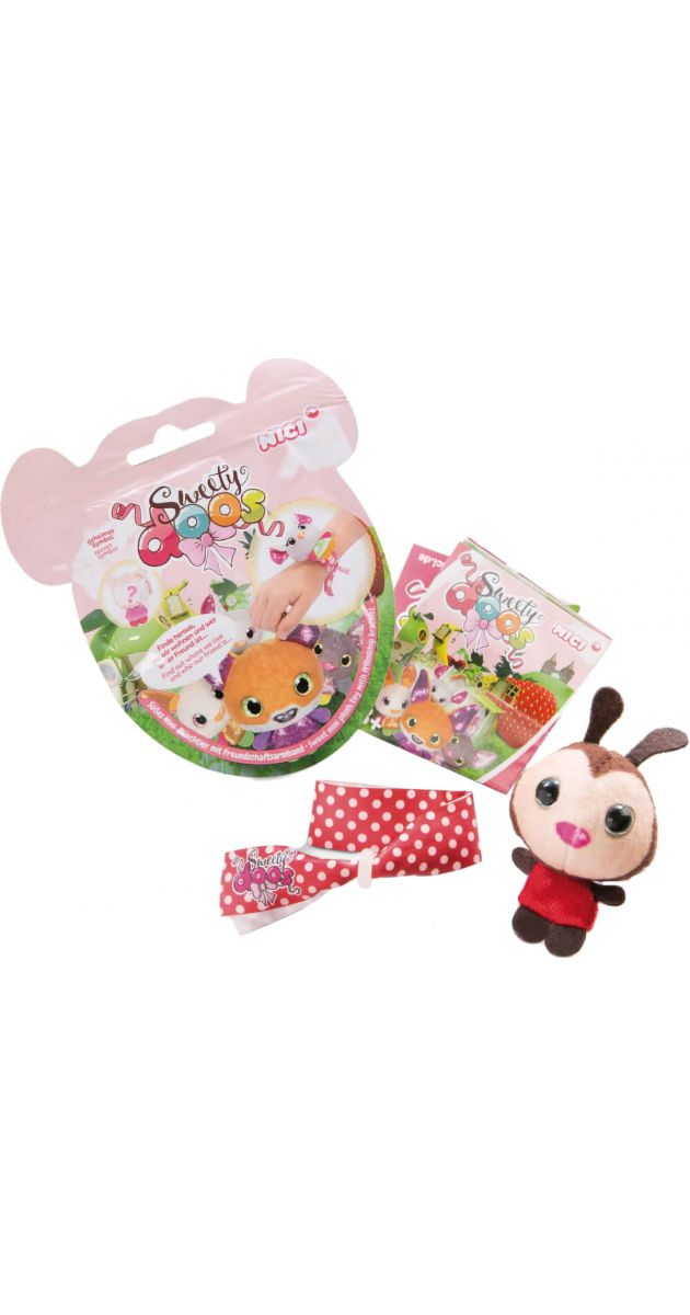 Мини плюшени играчки Nici Sweetydoos с гривни за приятелство ...