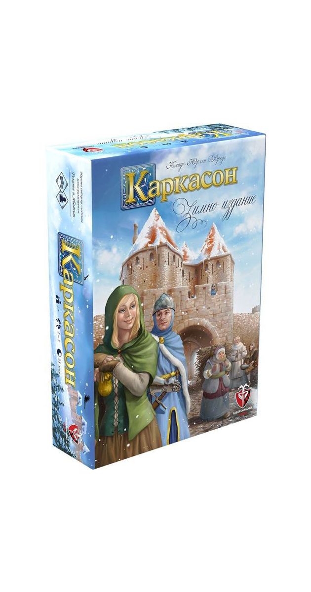 Настолна игра: Каркасон (Зимно издание) - Книжарница Orange