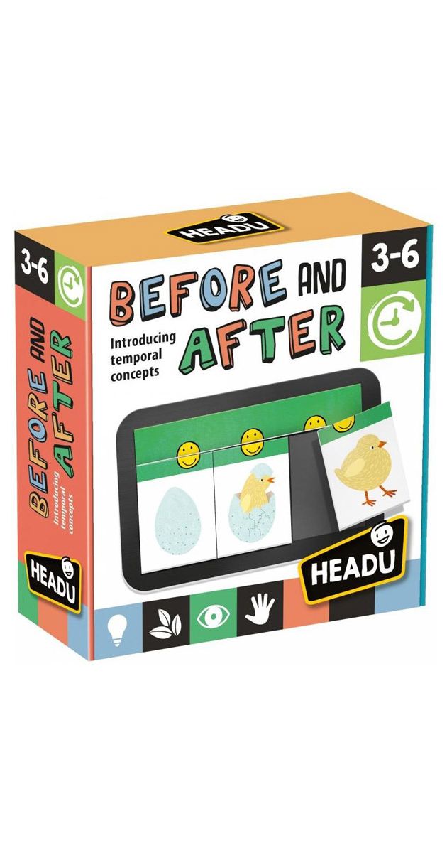 Образователна игра Headu - Преди и след - Книжарница Orange