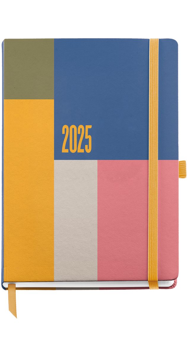Бележник - органайзер Miquelrius Colour Block A5 за 2025 г. — един ден ...