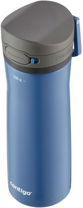 Двустенна бутилка за вода Contigo Jackson Chill Blue Corn, 590 мл ...